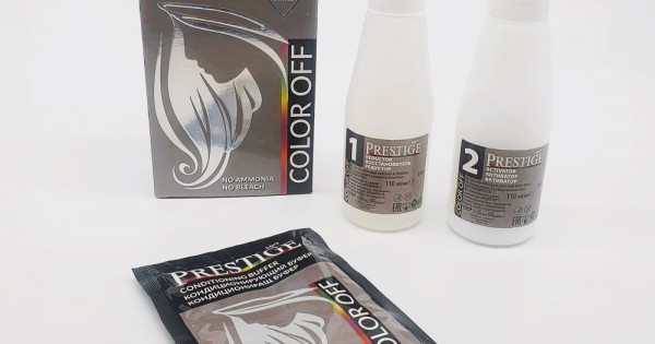 PRESTIGE HAIR COLOR REMOVER ΣΥΣΤΗΜΑ ΑΦΑΙΡΕΣΗΣ ΒΑΦΗΣ ΜΑΛΛΙΩΝ ΧΩΡΙΣ ΑΜΜΩΝΙΑ